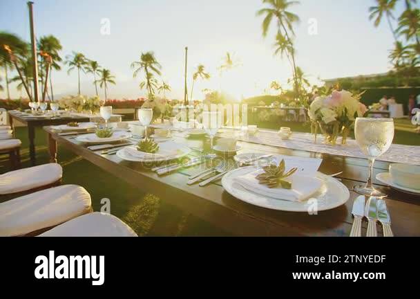 Hawaii romantic dining Stock Videos & Footage - HD and 4K Video Clips ...