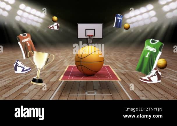 Basketball court illustration Stock Videos & Footage - HD and 4K Video ...