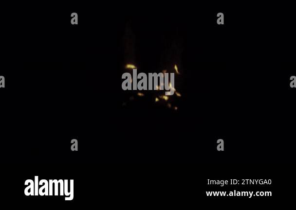 Burning Number 34. Fire Number. Alpha Channel. Transparent Background ...