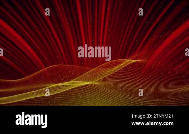 Beautiful Gold particles light glitter rising spectacular motion ...