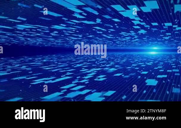 Digital Surface data flow Abstract technology big data background. Motion big data. Perspective ...