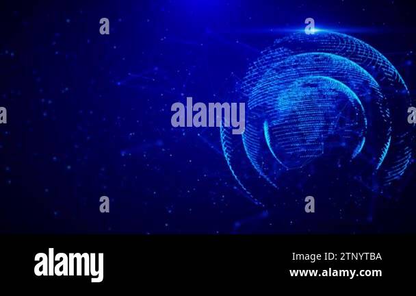 Global encrypted cybersecurity network data cyber security cloud computing IOT AI technology ...