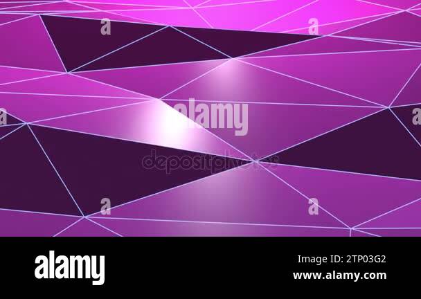Purple low poly background waving seamless loop Stock Video Footage - Alamy