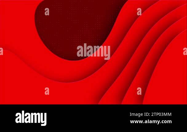 Animated red color 3d shape changing abstract background Stock Video ...