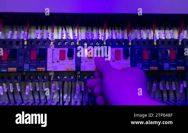Electrical control panel housing for power supply and distribution of ...