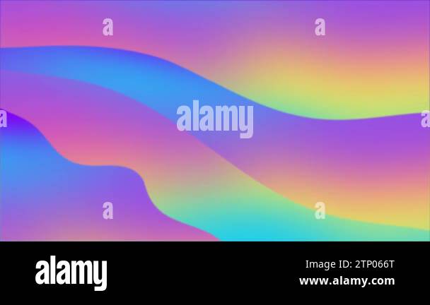 Animated rainbow color wavy pattern gradient background Stock Video ...