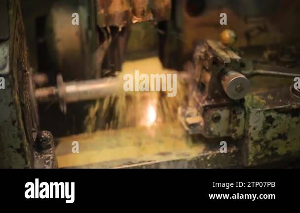 Process of deep handling of a metal workpiece by use of coolant Stock ...