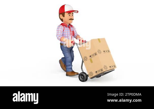 Postman cart trolley Stock Videos & Footage - HD and 4K Video Clips - Alamy