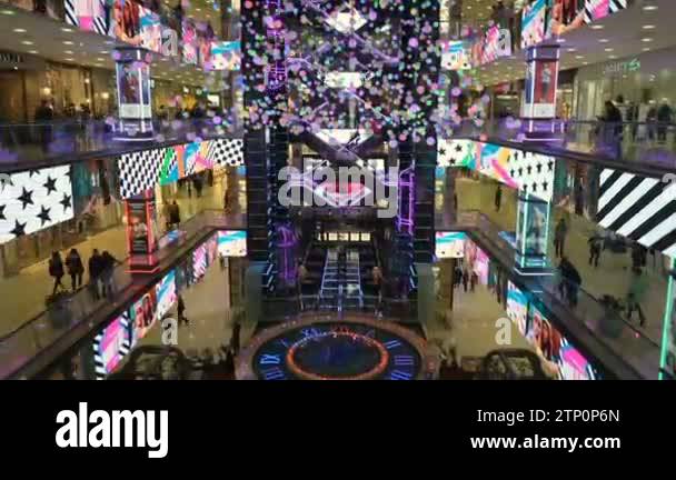 Atrium shopping centre in Stock Videos & Footage - HD and 4K Video ...