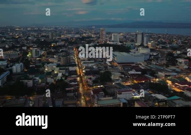 Commercial modern buildings in Davao City, Philippines. Mindanao Stock ...