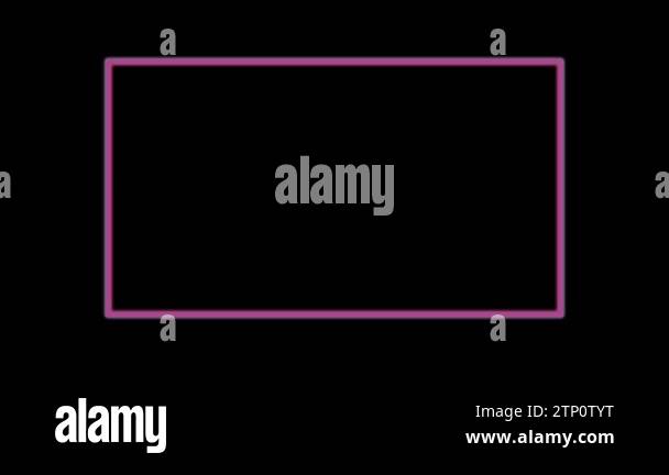 Neon color appearance frame, abstract motion screen background animated ...