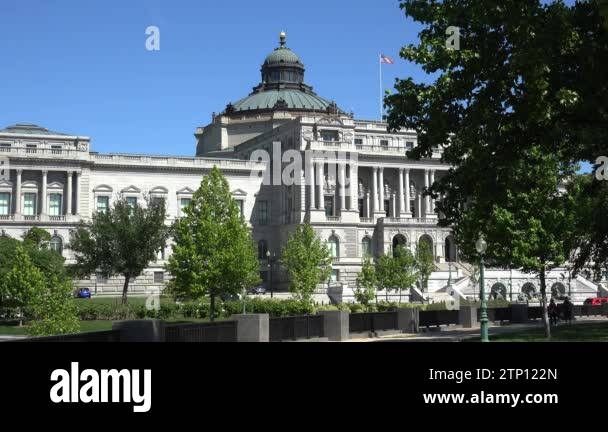 WASHINGTON, DC, USA - Circa 2017: Library of Congress Building is the ...