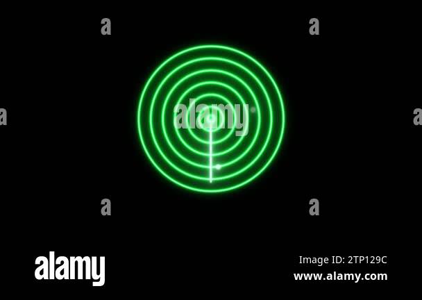 ship radar and plane radar map and location radar search animation neon ...