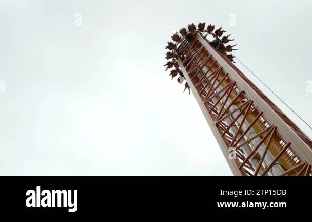 Drop tower. With most drop towers, a gondola carrying riders is lifted ...