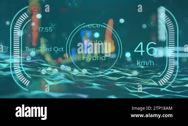 Animation of texts, numbers in speedometer, nucleotides and dynamic ...