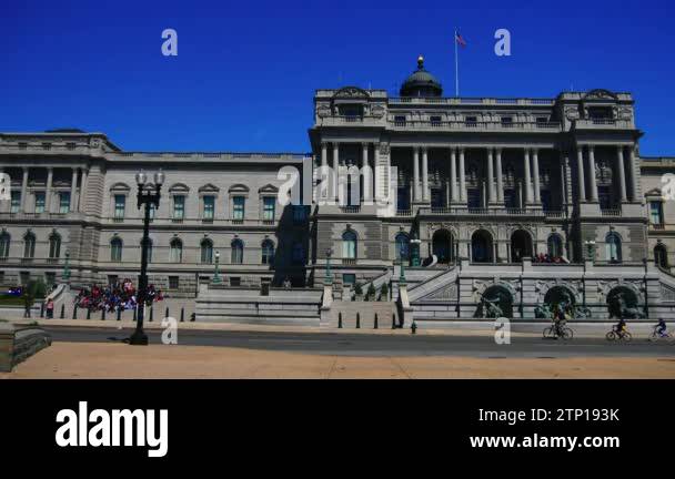 WASHINGTON, DC, USA - Circa 2017: Library of Congress Building is the ...