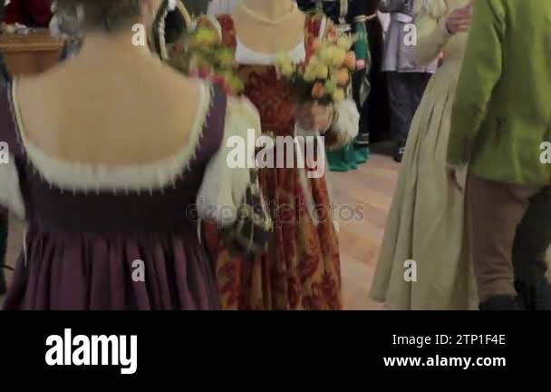 Medieval historical dance girls Stock Videos & Footage - HD and 4K ...