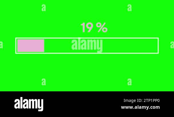 Simple gradient from pink to blue progress or loader bar animation ...