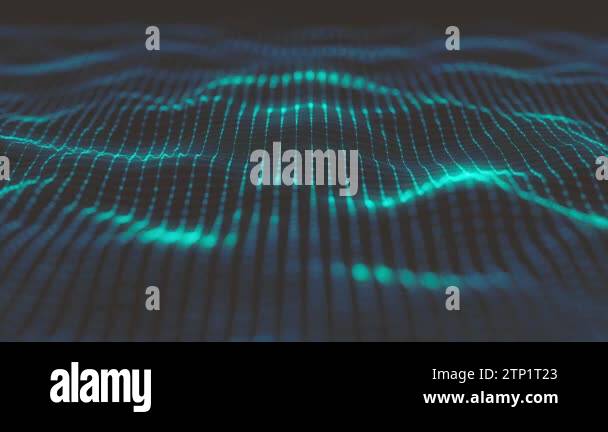 Abstract Minimal Mesh Waving Background/ 4k animation of an abstract ...