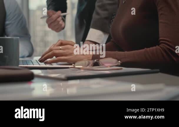 Cropped hands businesswoman typing Stock Videos & Footage - HD and 4K ...