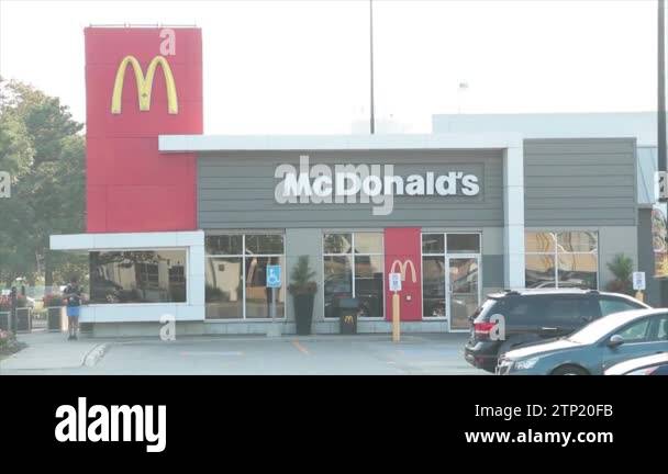 Mcdonalds store front cafe restaurant Stock Videos & Footage - HD and ...