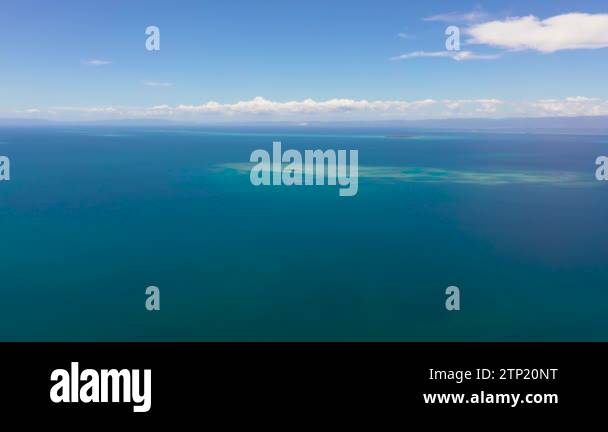Tropical Islands and blue sea. The Strait Of Cebu,Philippines Stock ...