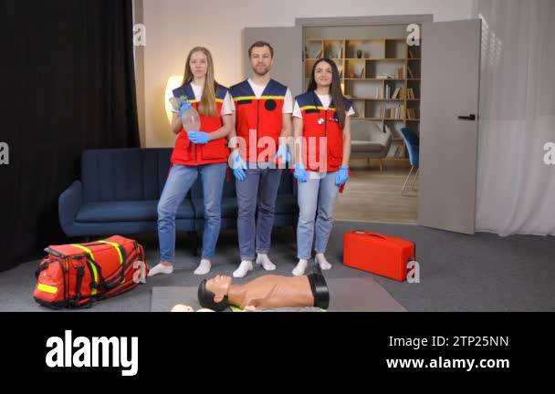 Demonstrating first aid lesson Stock Videos & Footage - HD and 4K Video ...