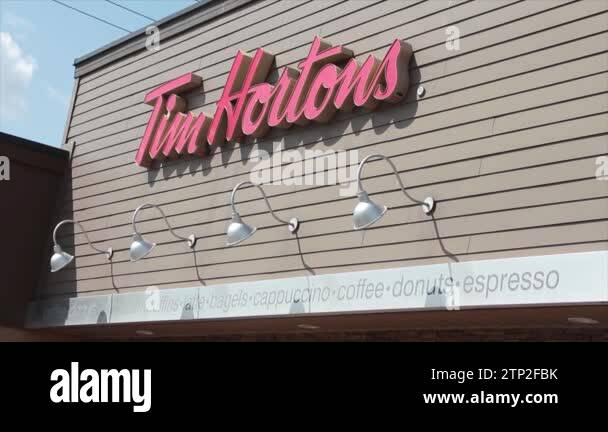 Tim hortons coffee shop canada Stock Videos & Footage - HD and 4K Video ...