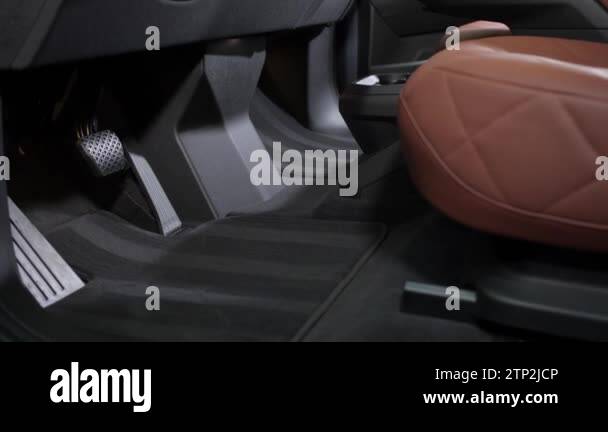 Lutsk, Volyn / Ukraine - June 10, 2023: The new interior of the BMW ix ...