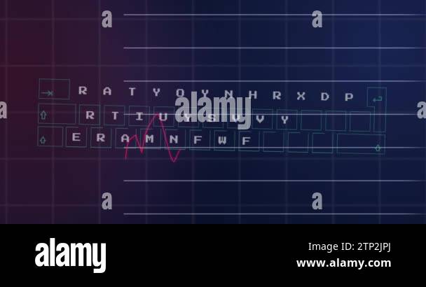 Animation moving pattern on keyboard Stock Videos & Footage - HD and 4K ...