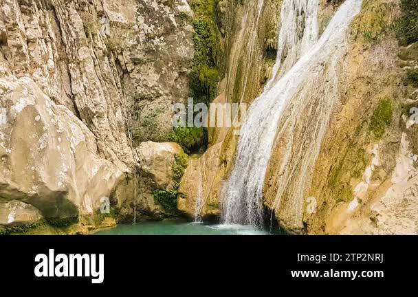 Kadi waterfall in polilimnio peloponnese Stock Videos & Footage - HD ...