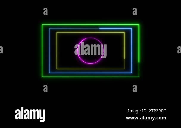 saber neon light line loop animated 4K Stock Video Footage - Alamy