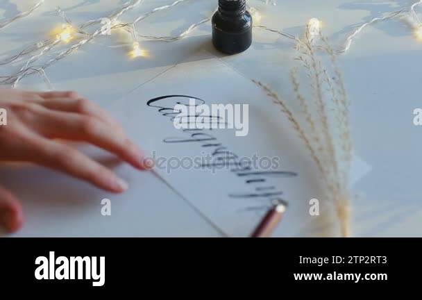 Black and white cursive pattern Stock Videos & Footage - HD and 4K ...