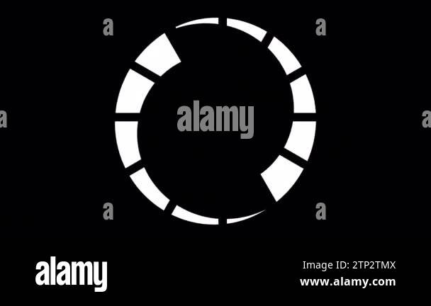 Loading Circle, Video. Loading Animation Icon on Transparent Background ...