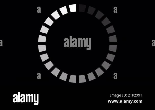 Loading Circle, Video. Loading Animation Icon on Transparent Background ...