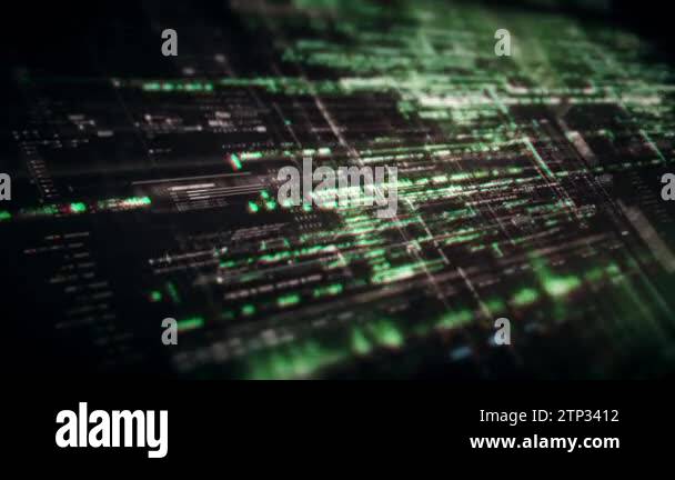 Immersive cyber space with captivating motion abstract matrix nexus ...