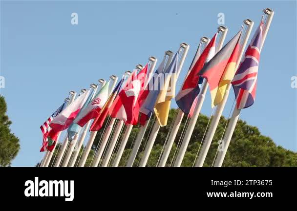 Colourful national flags Stock Videos & Footage - HD and 4K Video Clips ...