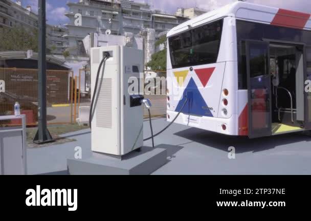 Thessaloniki, Greece - September 9 2023: Thessaloniki public transport ...