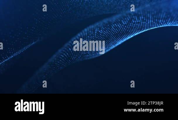 Abstract particle waves, background lights, futuristic digital background waving smooth lines ...