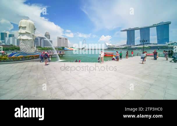 Merlion and hotel marina bay sands Stock Videos & Footage - HD and 4K ...