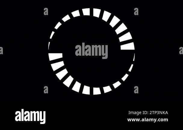 Loading Circle, Video. Loading Animation Icon on Transparent Background ...