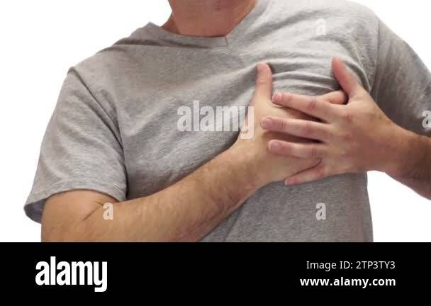Male chest pain isolated on Stock Videos & Footage - HD and 4K Video ...