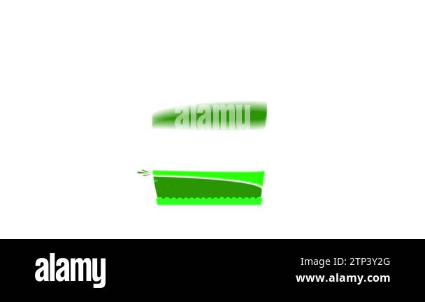 Birthday cake animation. cake animation. green screen background. happy ...