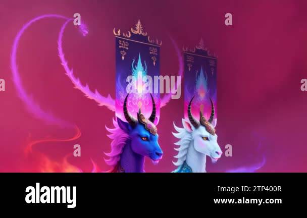 Mystical Creatures and Fantasy Textures: Chinese Mythology 4K Animation ...