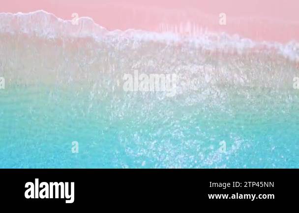 Blue water of pink beach of komodo islands national park Stock Videos ...