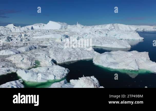 Antarctica Nature. Icebergs. Climate and weather change. Global warming ...