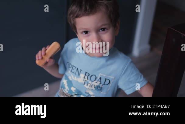 Handsome kid boy in Stock Videos & Footage - HD and 4K Video Clips - Alamy