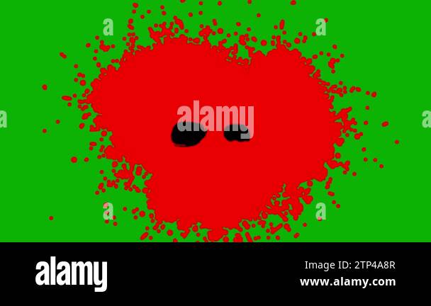 Gothic sign with animated skull with chroma key Stock Video Footage - Alamy