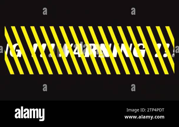 Yellow warning sign Stock Videos & Footage - HD and 4K Video Clips - Alamy