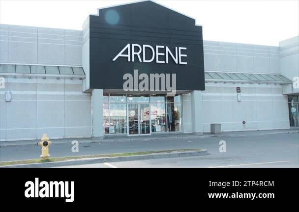 ardene clothing store logo sign front entrance with fire hydrant in ...